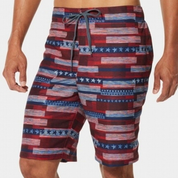 Speedo | Swim | Nwt Speedo Mens Red Usa Flag Stars Stripes | Poshmark